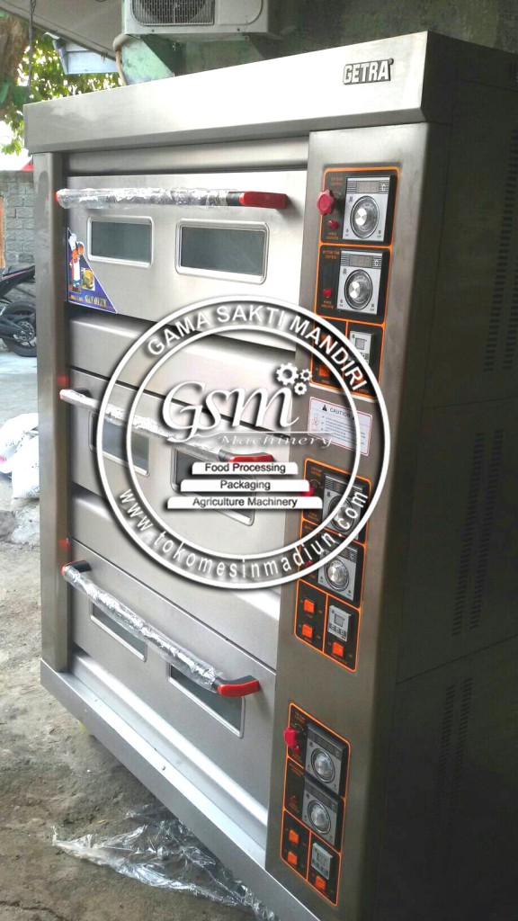 Mesin Oven Roti Getra 3 Rak - TOKO MESIN MADIUN
