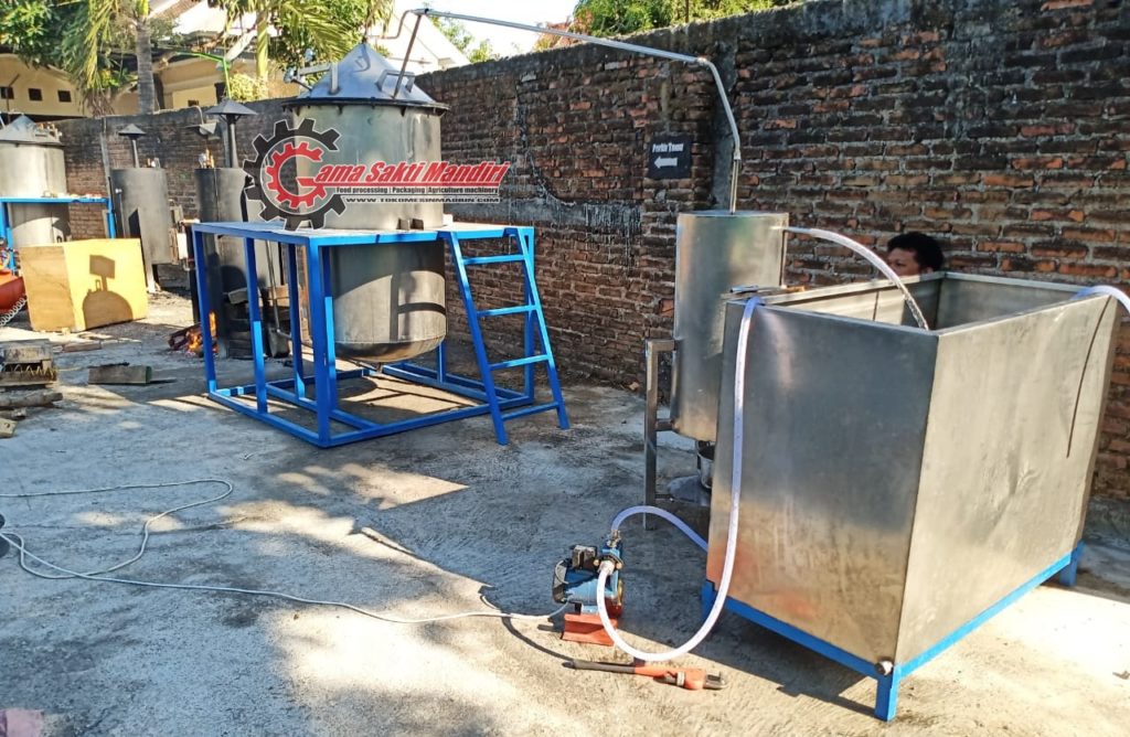 Mesin Destilasi Penyulingan Minyak Kapasitas 100 kg - TOKO MESIN MADIUN